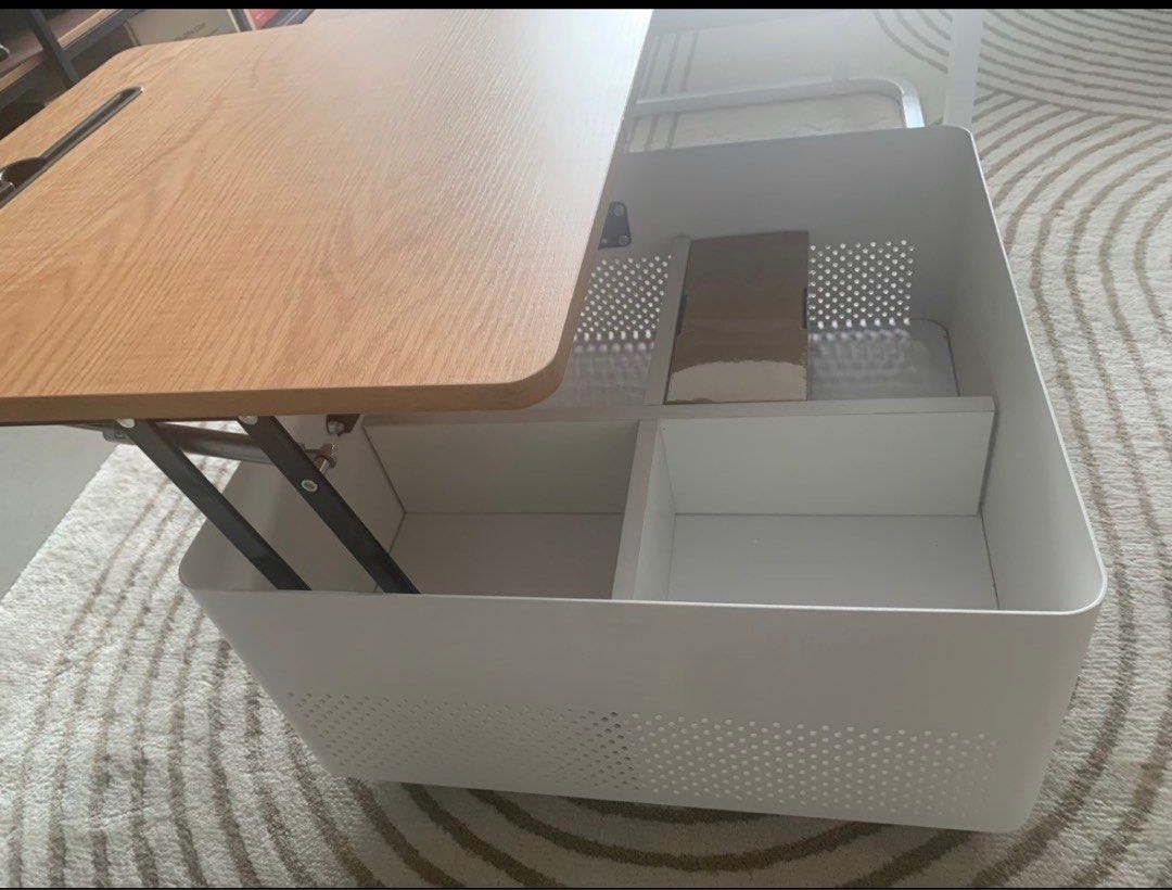 Nesting Coffee table w inclined table top, Furniture & Home Living ...