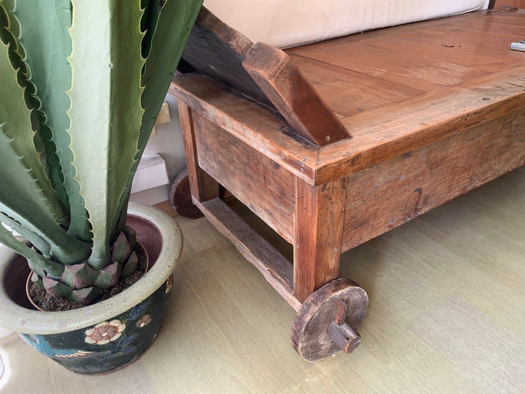 Old Original Indonesian Jodang Chest Trunk, Furniture & Home Living ...