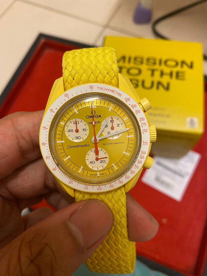 Omega Swatch sun, Men's Fashion, Watches & Accessories, Watches on ...