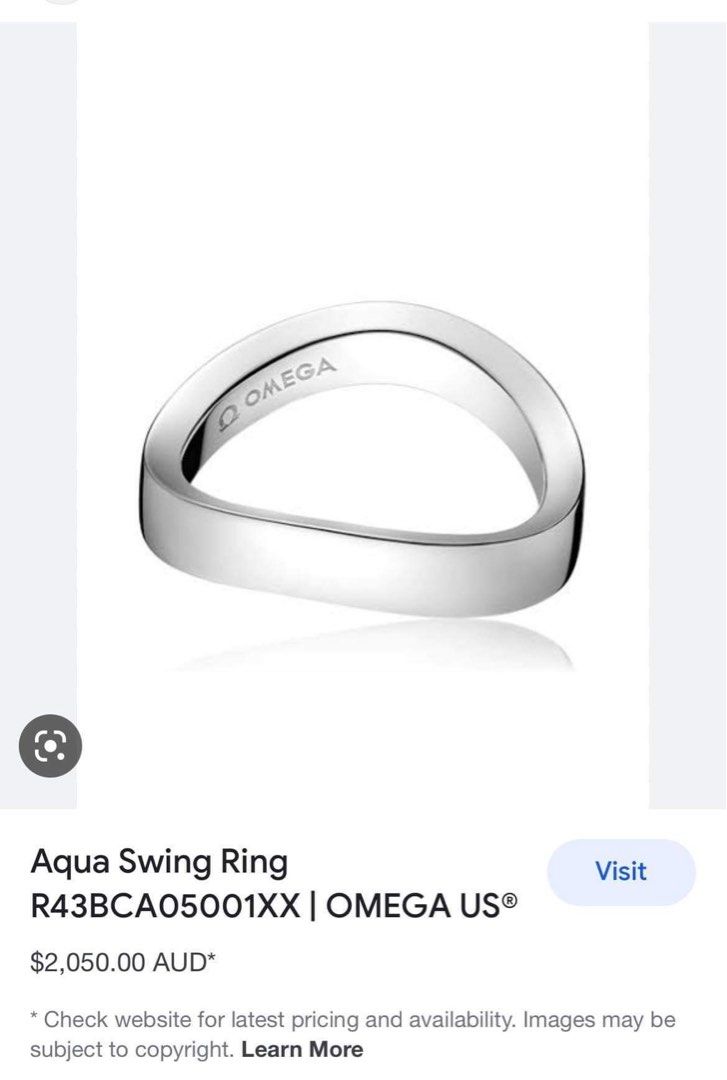Omega swing Ring on Carousell