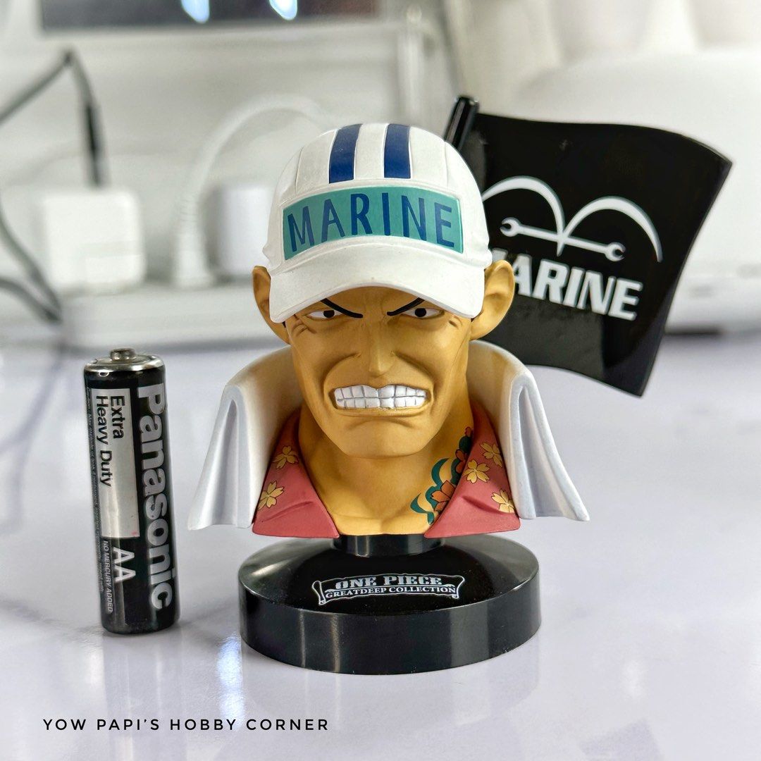 ONE PIECE GDC GARP AKAINU AOKIJI X-DRAKE - BANPRESTO, Hobbies & Toys ...