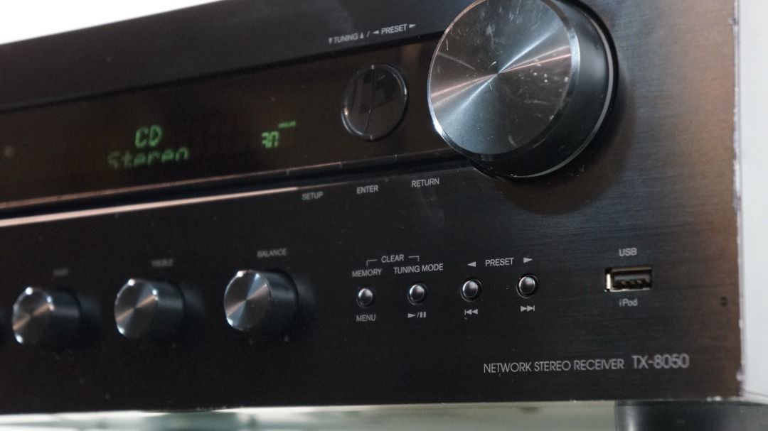 Onkyo TX-8050 Network Stereo Receiver (with Digital Inputs), Audio ...