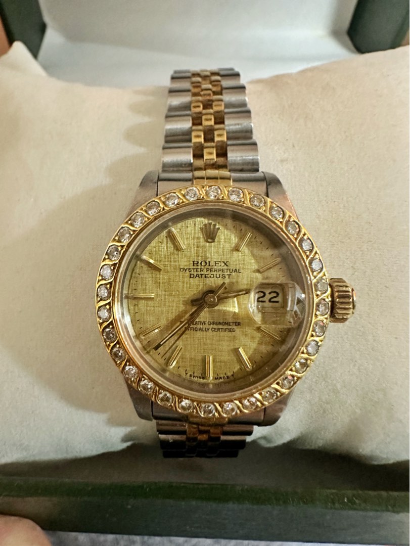 (ORGINAL) Rolex Lady DateJust Automatic 69173, Luxury, Watches on Carousell
