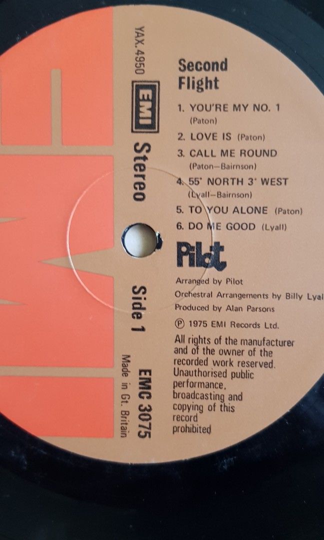 Pilot lp vinyl record, Hobbies & Toys, Music & Media, Vinyls on Carousell