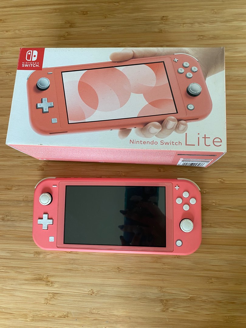 Pink switch lite, Video Gaming, Video Game Consoles, Nintendo on Carousell