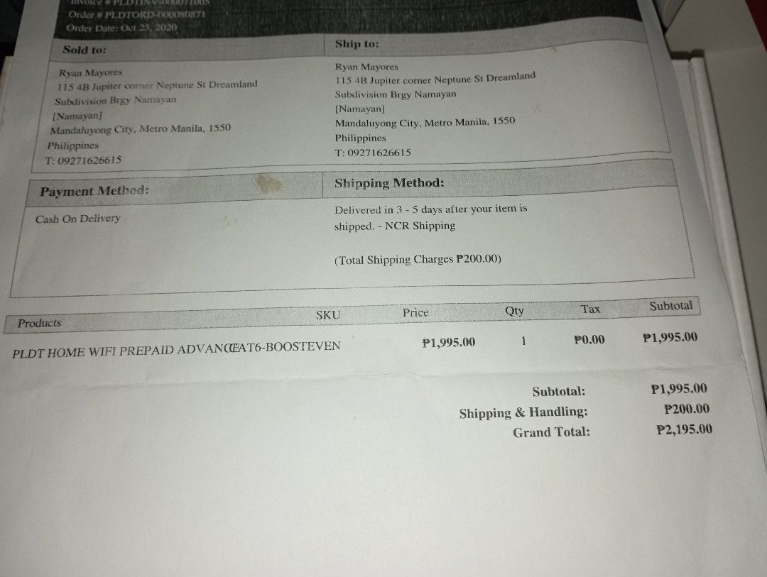 PLDT Home wifi modem R281 cat6, Mobile Phones & Gadgets, Mobile ...