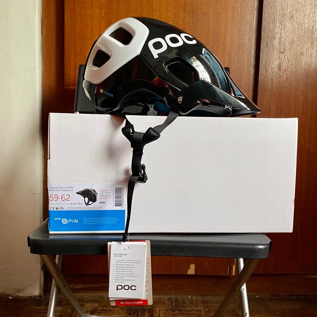 POC Tectal Race Spin Helmet, Sports Equipment, Bicycles & Parts, Parts ...