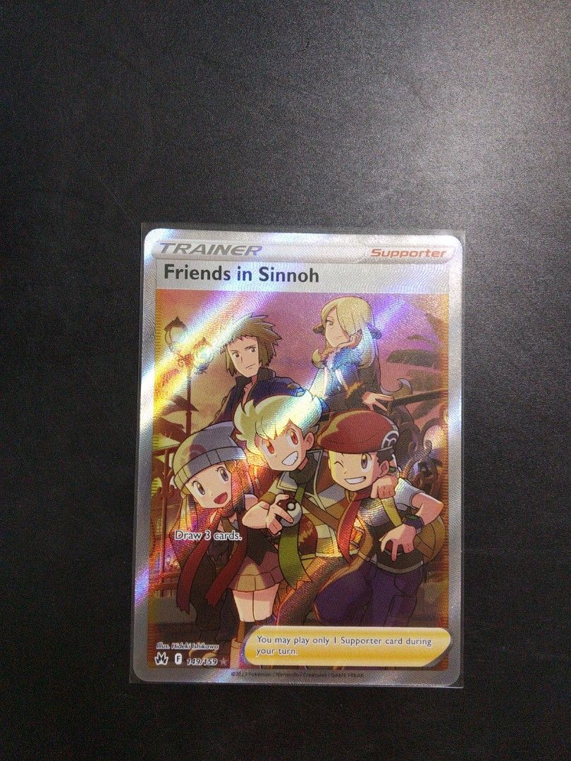 Pokemon TCG Friends in Sinnoh Full Art Trainer Ultra Rare - Crown ...