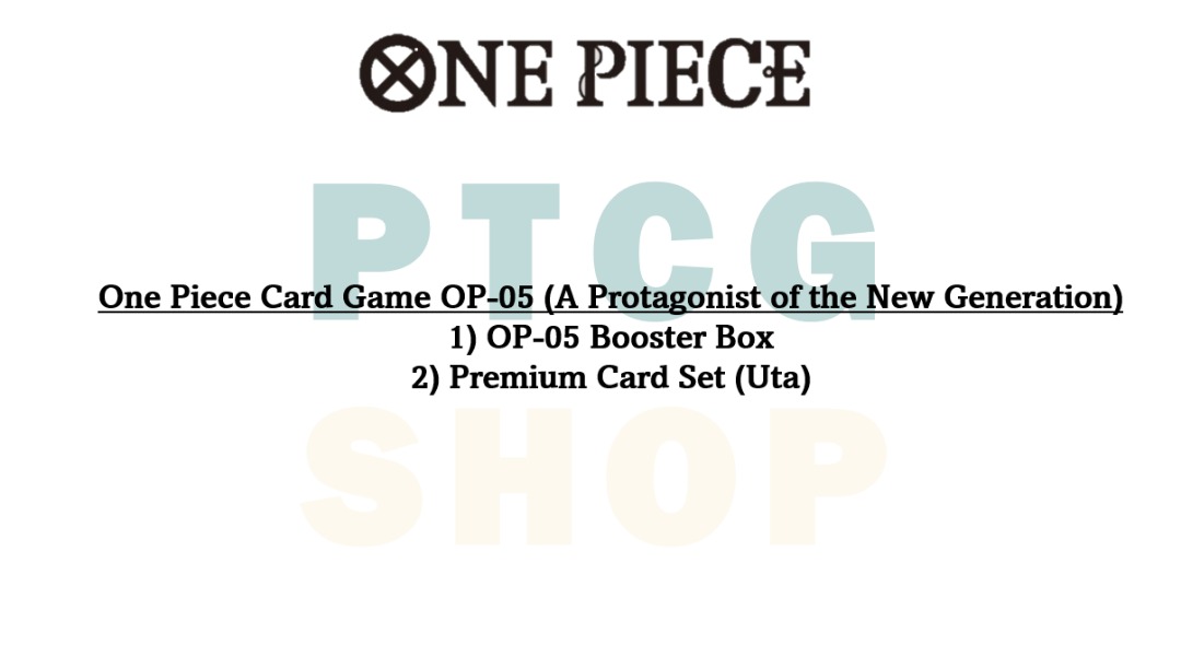 (Pre-Order) OP-05 (A Protagonist of the New Generation) Booster Box ...