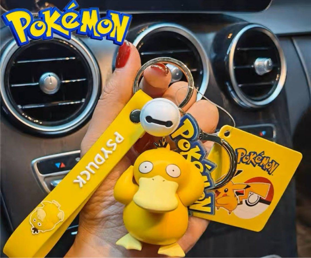 Psyduck Pokemon keychain (Free tracked mailing), Hobbies & Toys, Toys ...