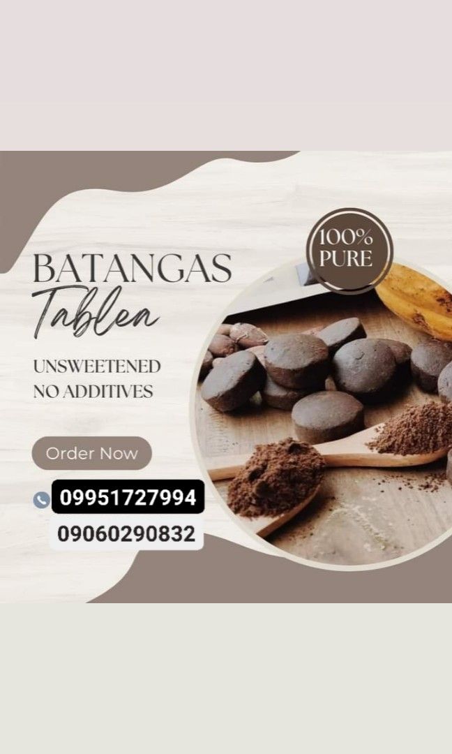 Pure Batangas Tablea De Cacao, Food & Drinks, Other Food & Drinks on ...