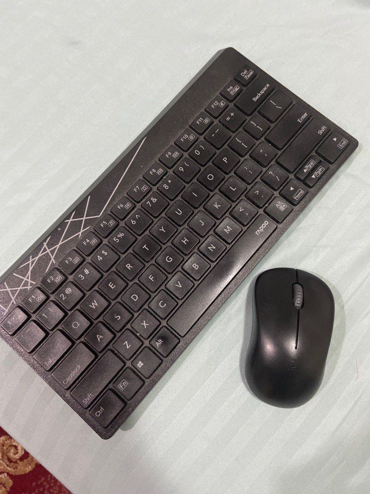 Rapoo Wireless Keyboard And Mouse Set Computers And Tech Parts And Accessories Computer Keyboard On