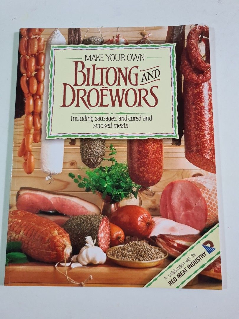 Recipe Book on Biltong and Droewors, Hobbies & Toys, Books & Magazines ...