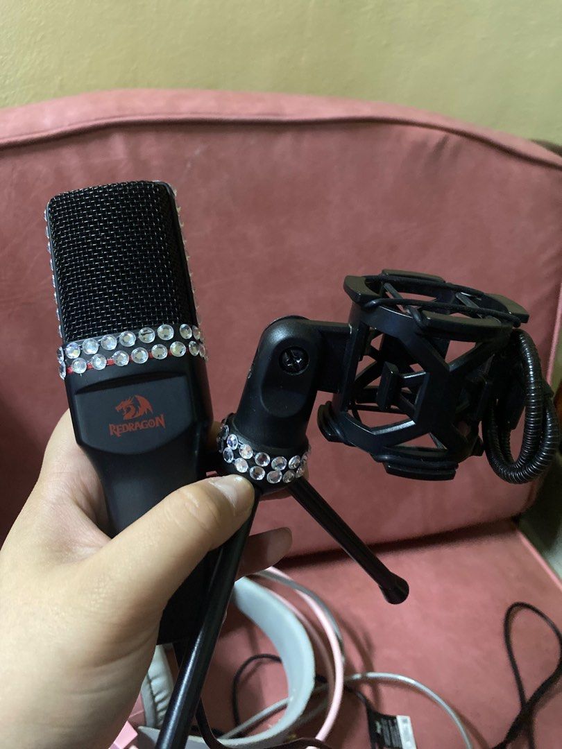 Red Dragon Mic with Stand on Carousell