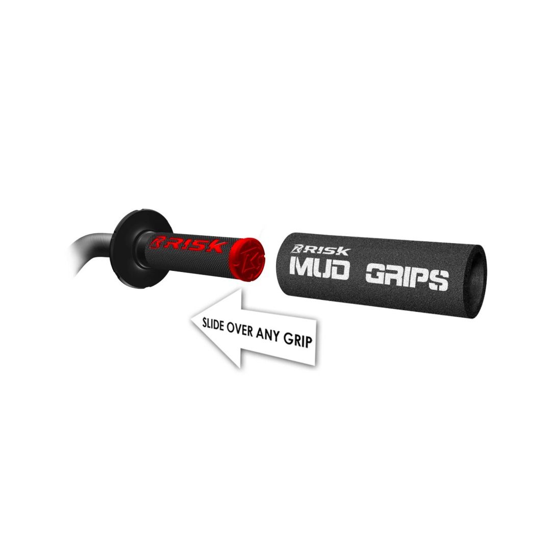 RISK RACING | Mud Grips - Grip Covers for Riding in the Mud [RRC-00139 ...