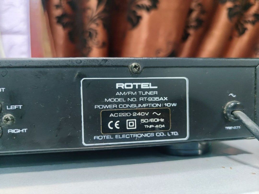 Rotel RT-935AX FM Tuner, Audio, Soundbars, Speakers & Amplifiers on ...