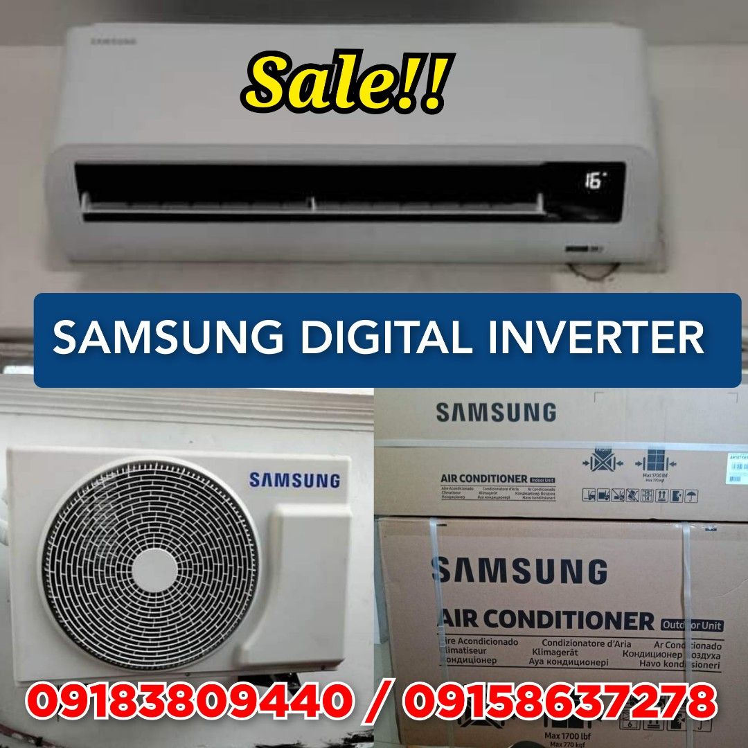 Samsung Digital Inverter Split Type Aircon Tv And Home Appliances Air