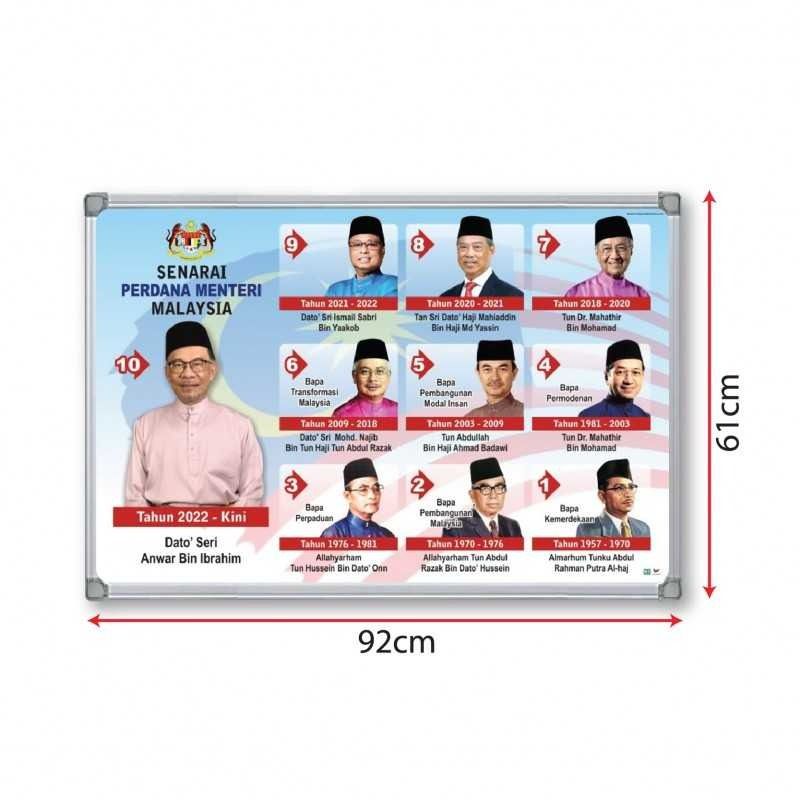 Senarai Perdana Menteri Malaysia, Hobbies & Toys, Stationery & Craft ...