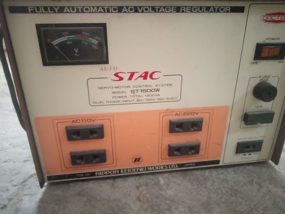 STAC FULLY AC AVR, Computers & Tech, Parts & Accessories, Other ...