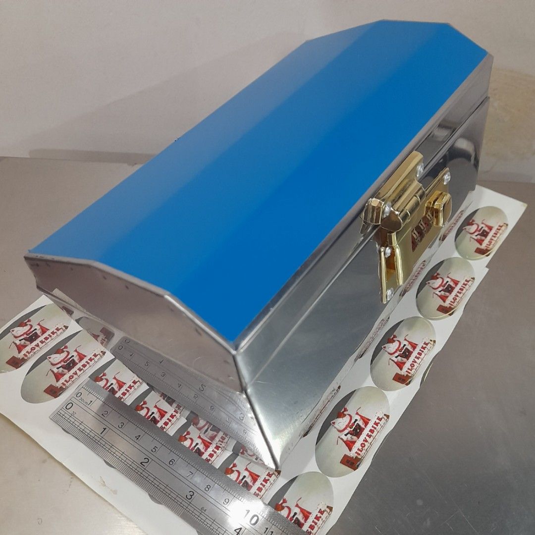 Stainless Steel Motorcycle Storage Box Safe Locker, Motorcycles ...