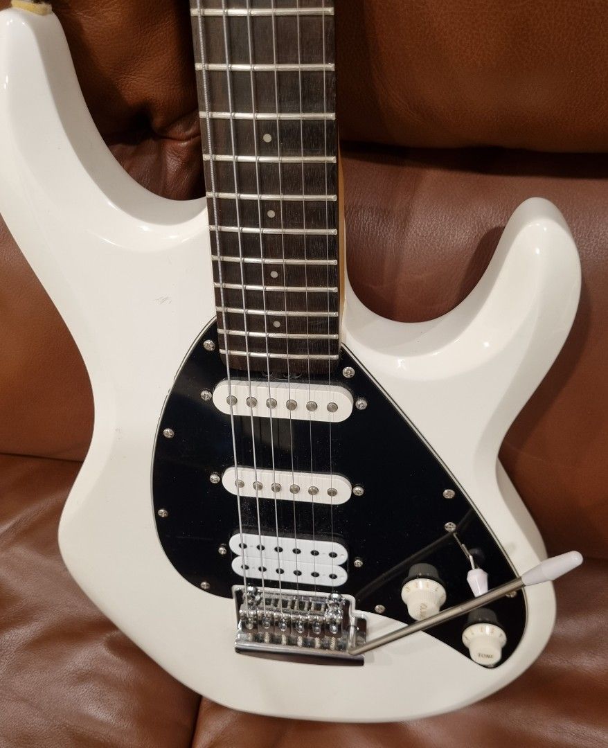Sterling Silo3 electric guitar white with Mods squier epiphone ibanez ...
