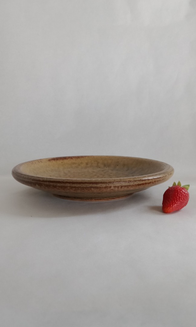 Stoneware plate solid thick and heavy, Furniture & Home Living ...