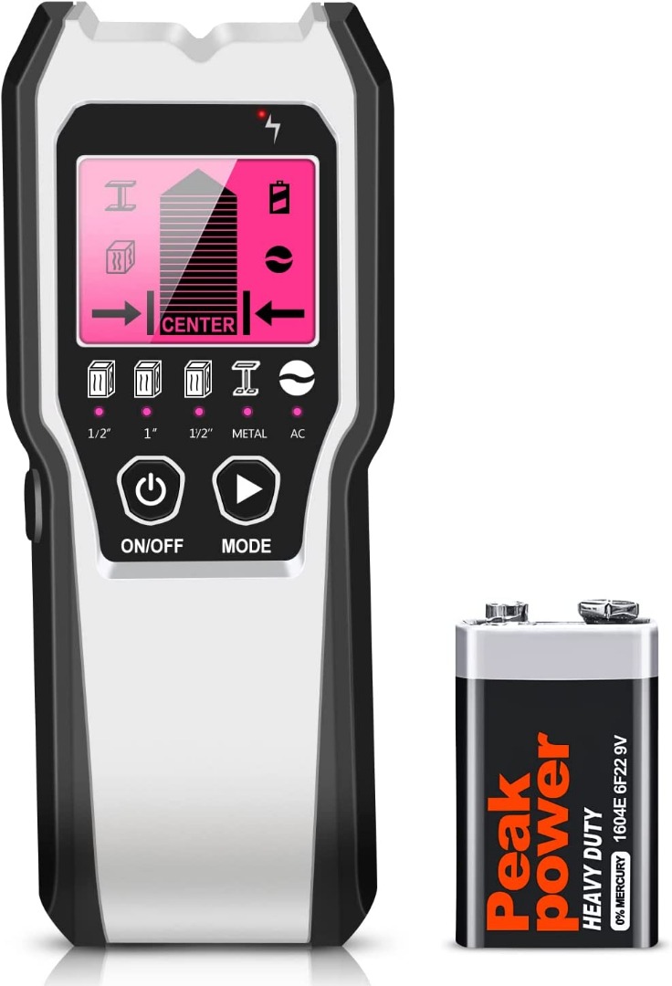 Stud Finder Wall Scanner - 5 in 1 Stud Detector Detector Beam Finders ...
