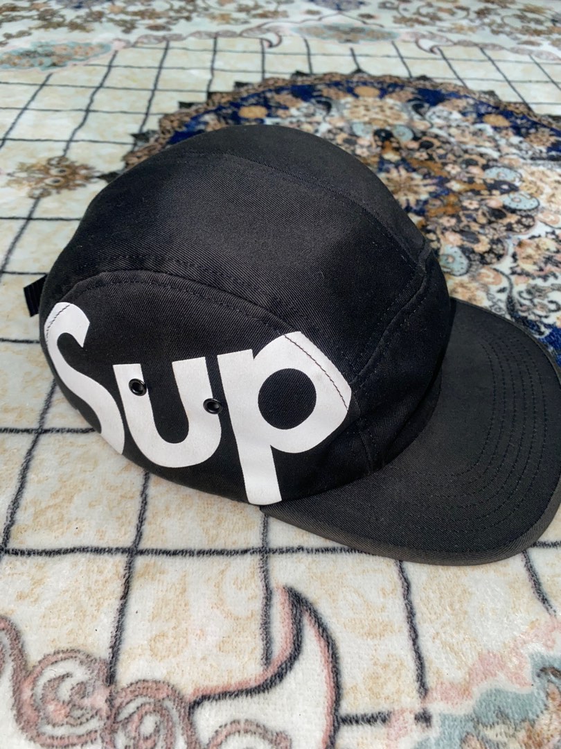 Supreme sup logo cap camp, Men's Fashion, Watches & Accessories, Cap ...