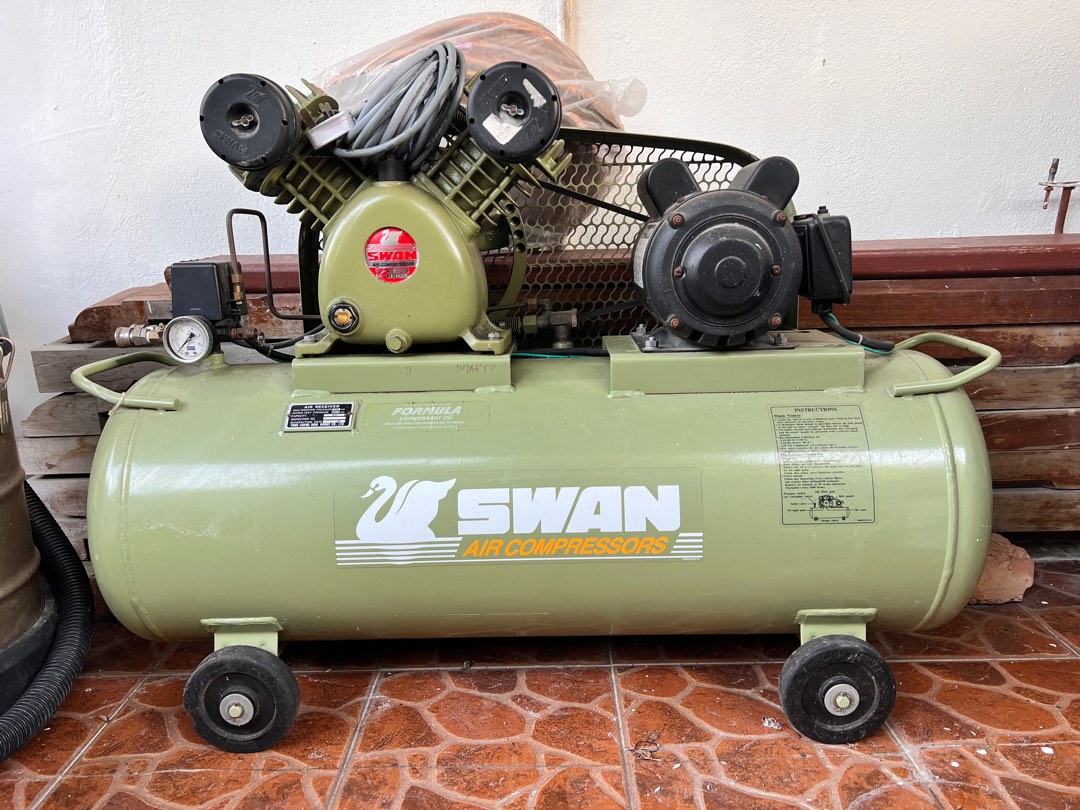 Swan 2HP Air Compressor SVP 202, Auto Accessories on Carousell