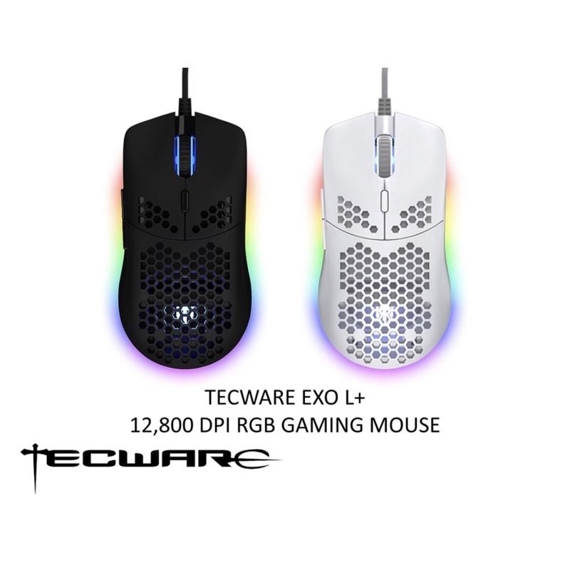Tecware Exo L 12k Dpi Rgb Gaming Mouse Wired Computers And Tech Parts And Accessories Mouse