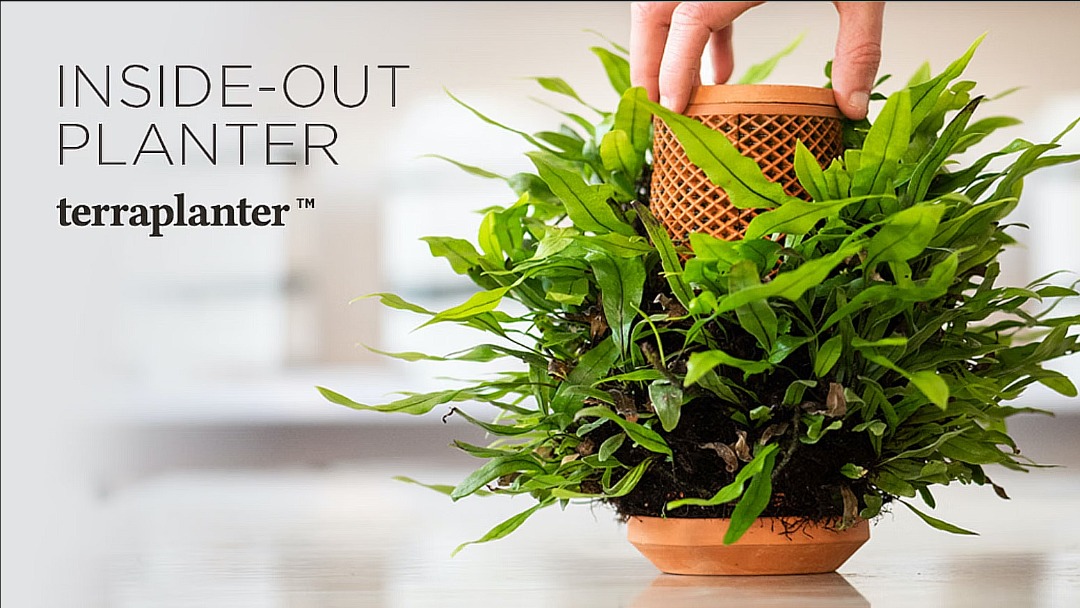 Tevaplanter - Inside Out Planter pot / Terraplanter Kickstarter, Furniture & Home Living ...