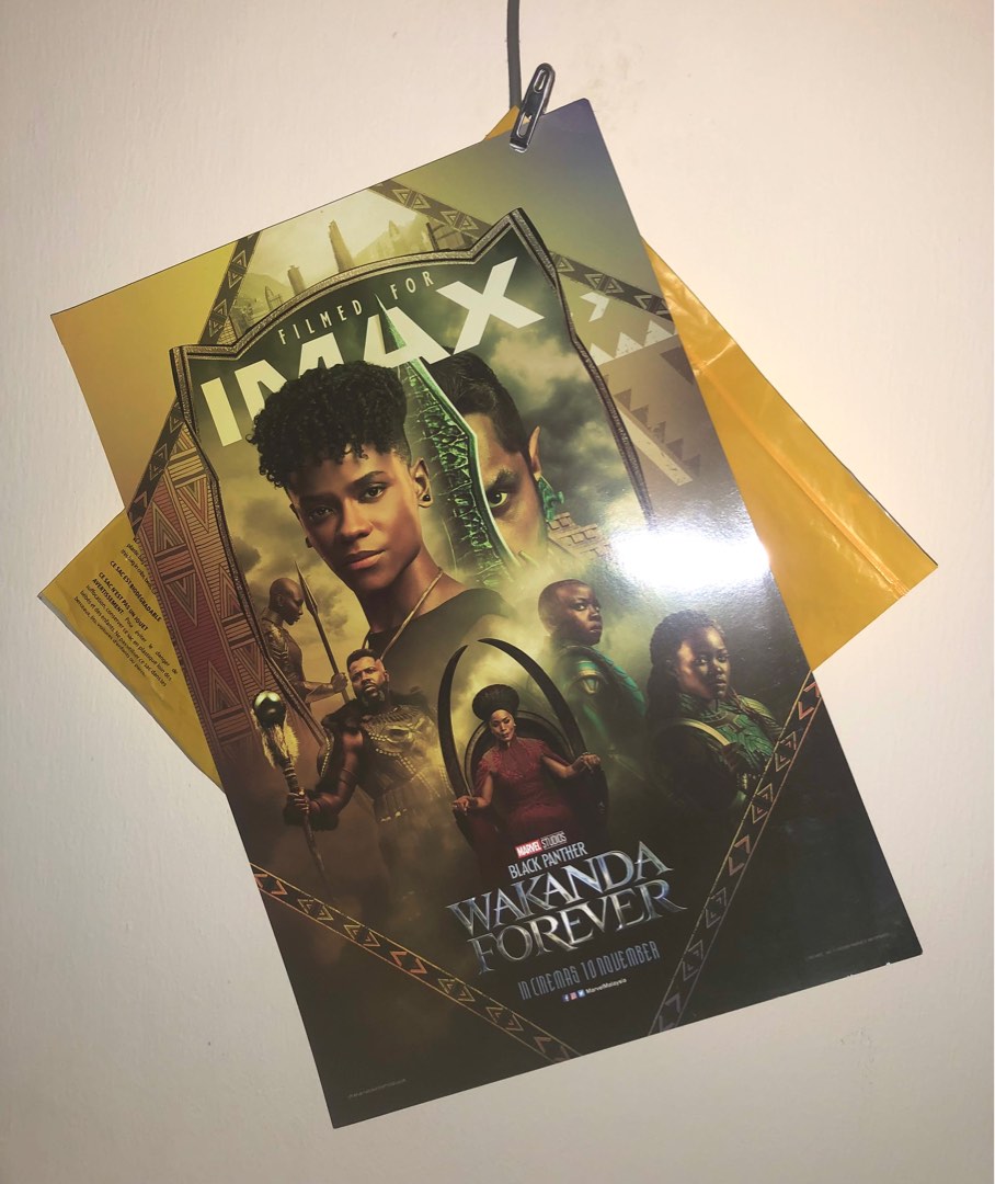TGV Imax Poster Black Panther 2 Wakanda Forever, Hobbies & Toys ...