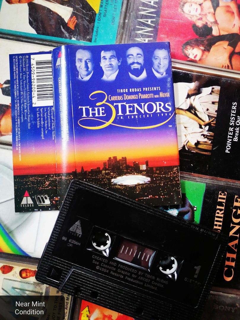 The 3 Tenors Cassette Tape Original Cassette Tapes Vintage Cassettes ...