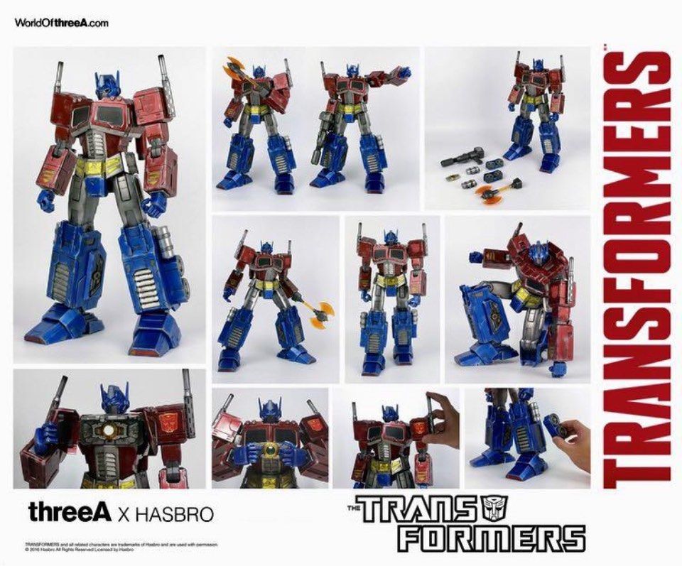 Rare - Threezero 3A Transformers G1 Optimus Prime Classic Edition ...