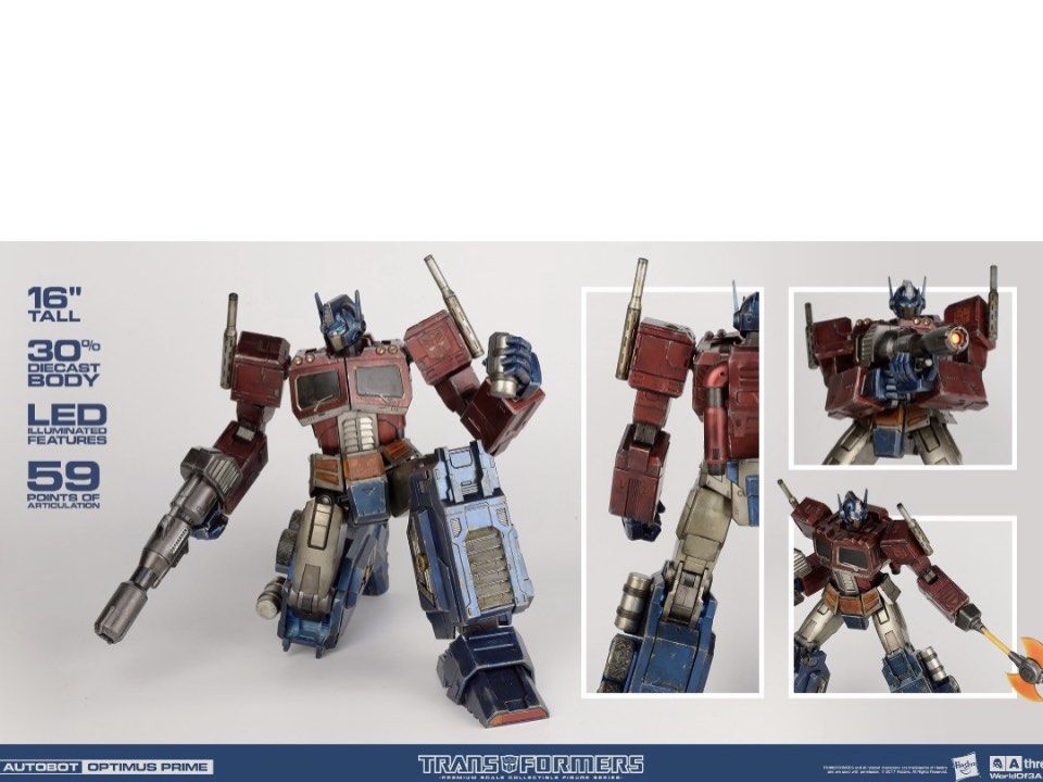 Rare - Threezero 3A Transformers G1 Optimus Prime Classic Edition ...