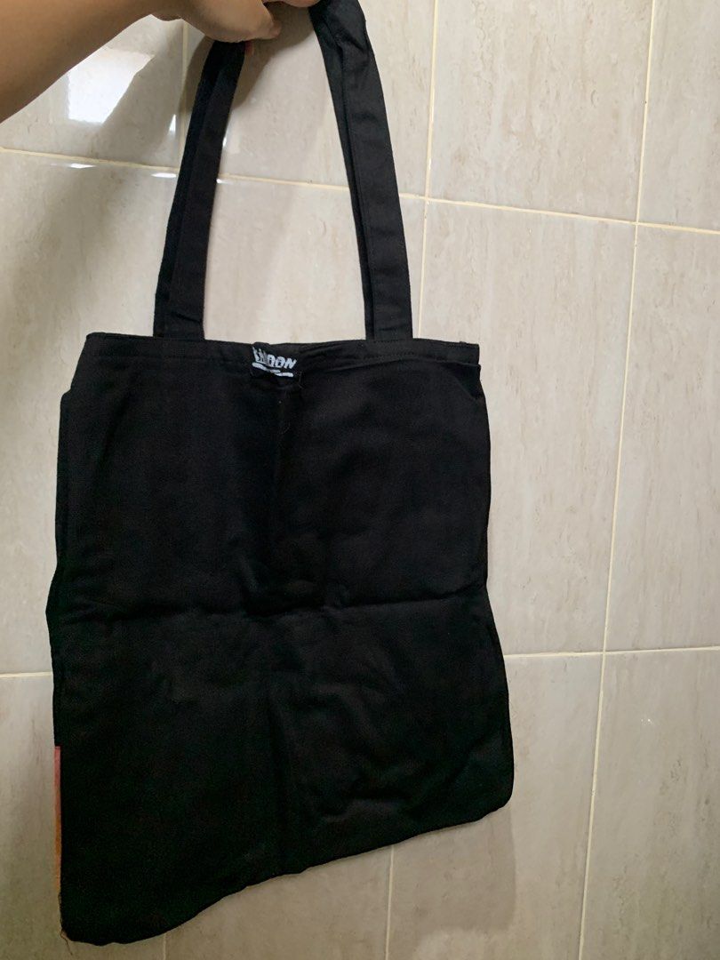 Totebag kanvas dan tenun / totebag besar tebal kokoh inside out (bisa bolak balik) on Carousell