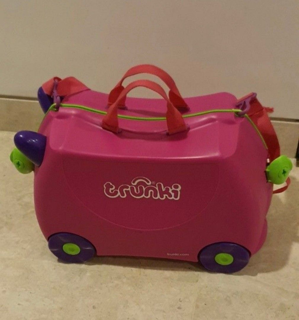 Trunki - Trixi Pink!, Hobbies & Toys, Travel, Luggage on Carousell
