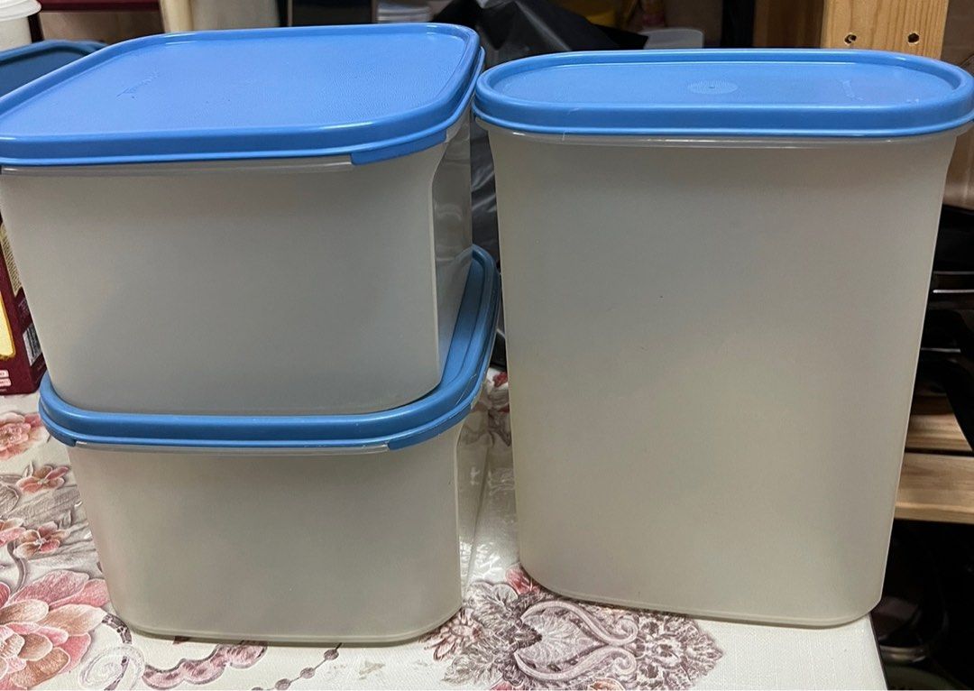 Tupperware containers 3 in a set, Furniture & Home Living, Kitchenware ...
