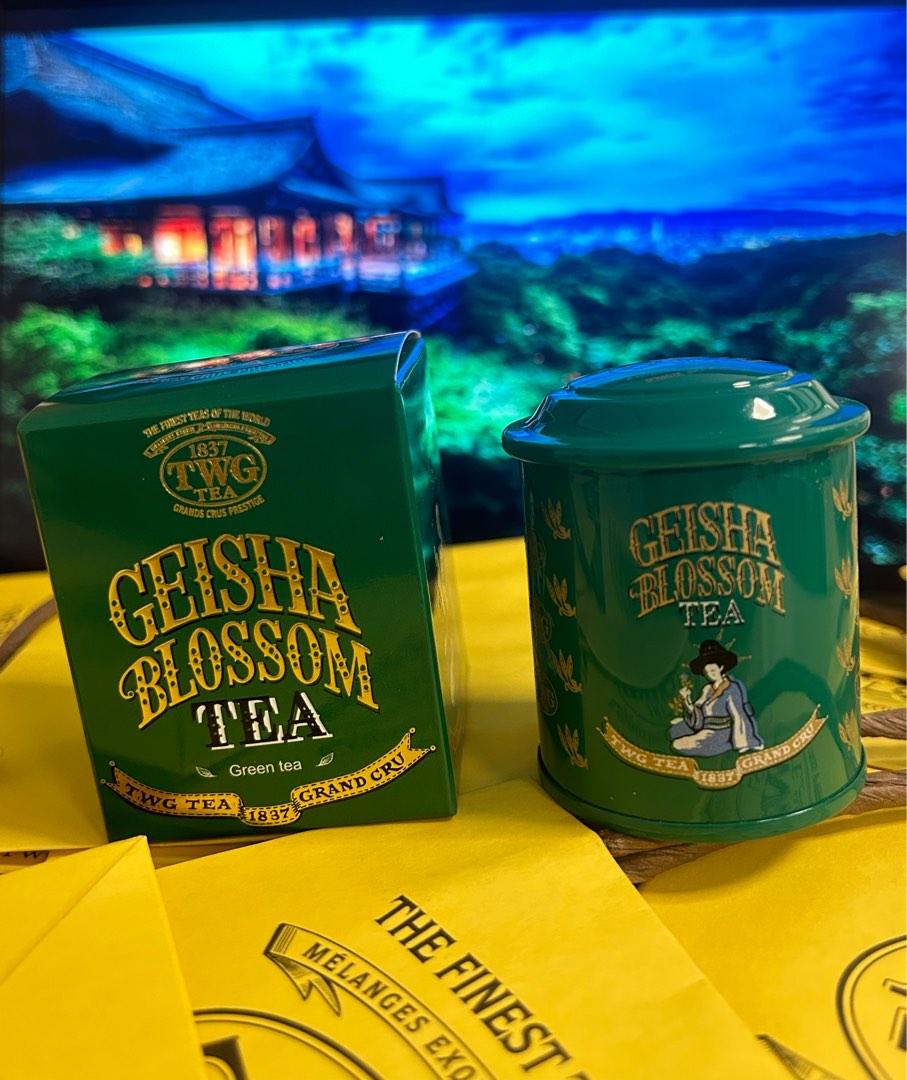 TWG Geisha Blossom Green Tea, Food & Drinks, Beverages on Carousell