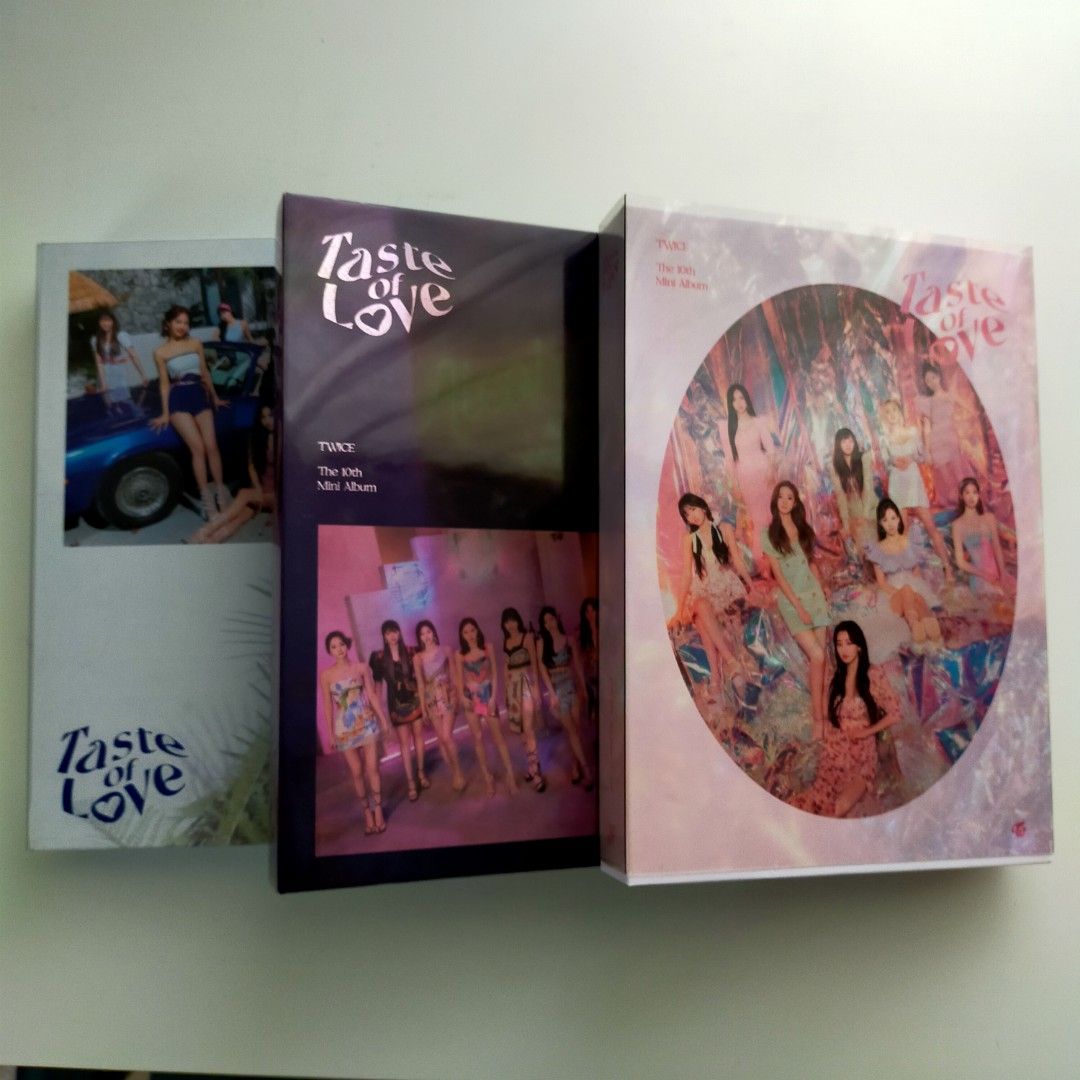 TWICE Taste of Love Album w/ Inclusions, Hobbies & Toys, Memorabilia ...