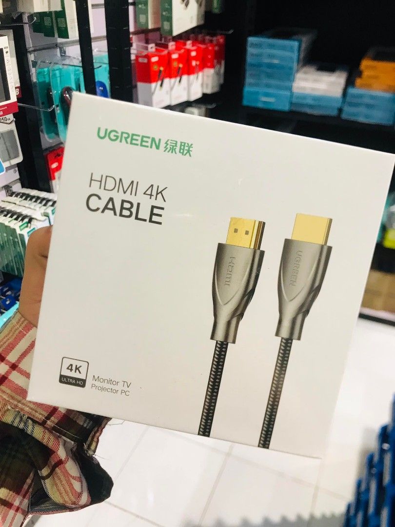 UGREEN 4K X 2K 60Hz HDMI 2.0 Carbon Fiber Zinc Alloy Cable 3M HD131 ...