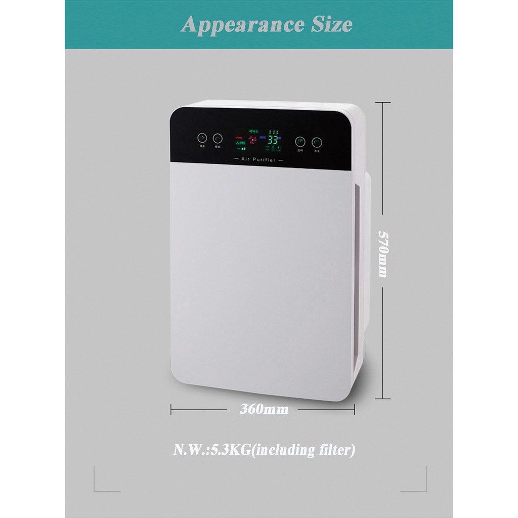 Ultra Ionic Air Purifier HEPA 10 ANION Ultra Filtration, TV & Home ...