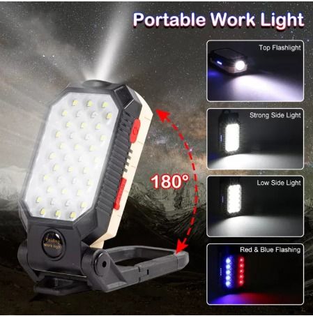 Upgrade Torchlight ultra bright Work Light Multifunction Magnetic ...