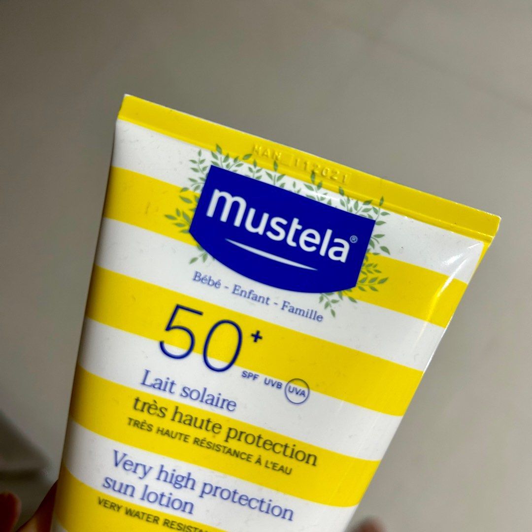 (Used once) Mustela Very High Protection Sun Lotion SPF 50 100ml ...