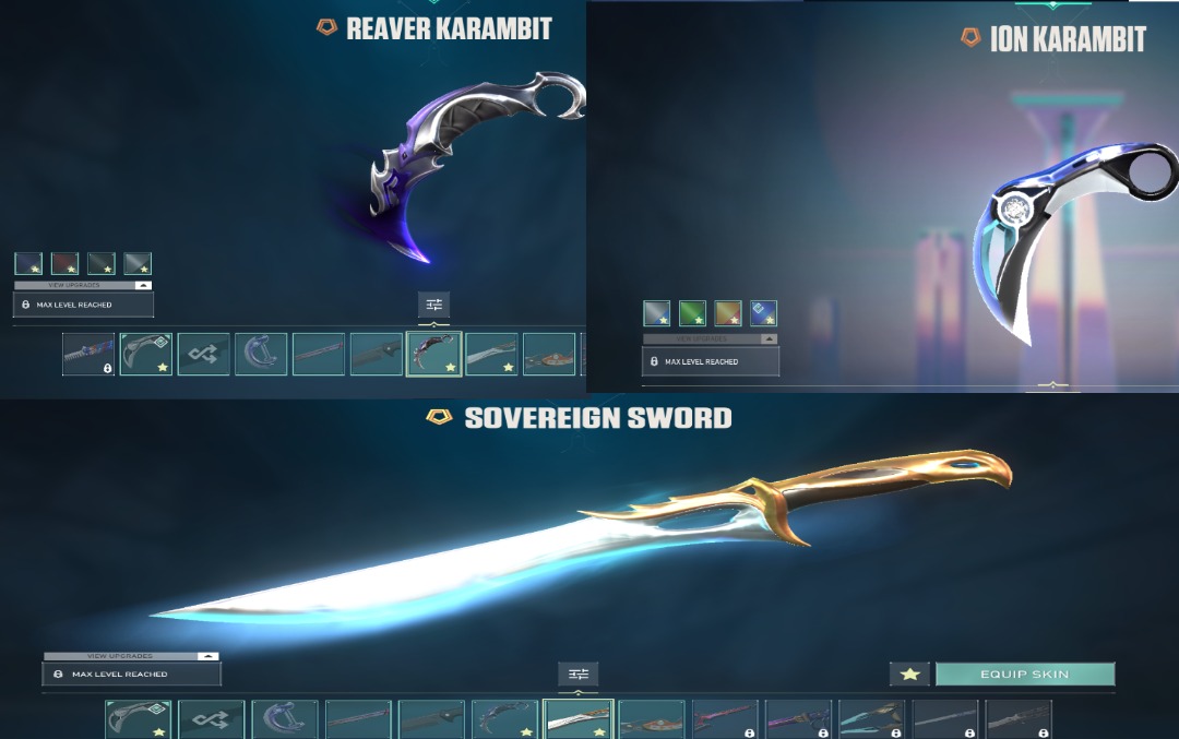 Valorant Ascendant 1 (Sovereign Knife | Reaver Karambit | Ion Karambit ...