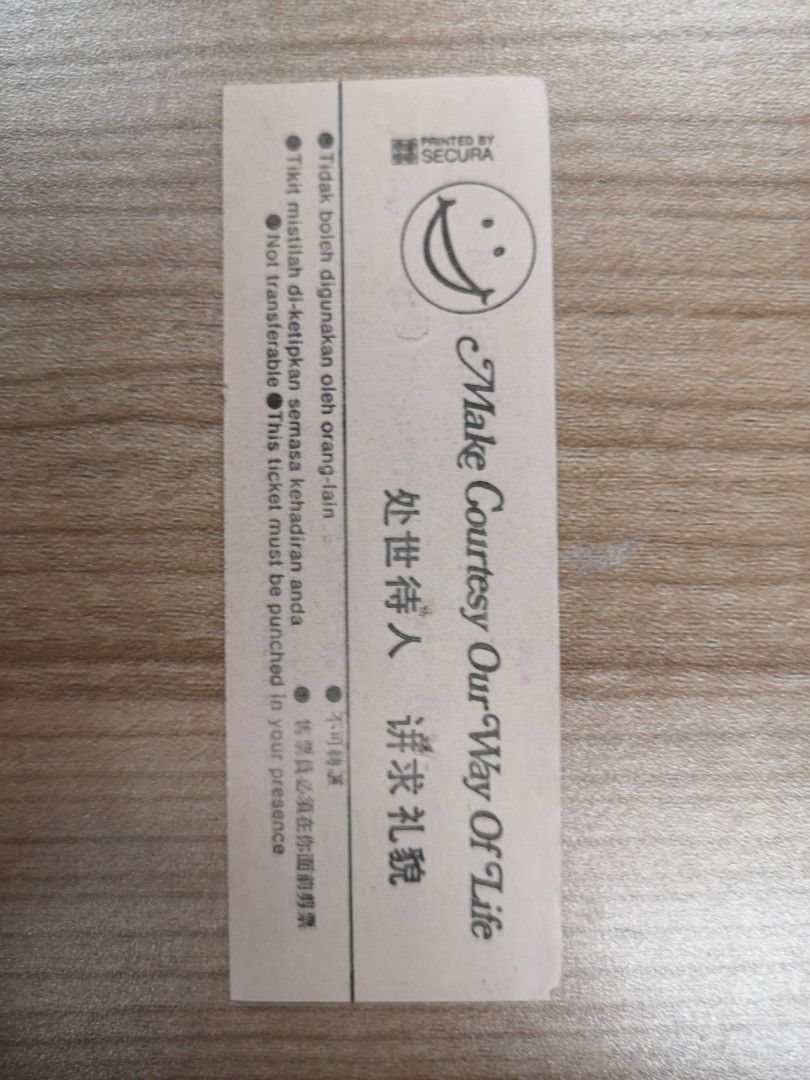 Vintage bus tickets, Hobbies & Toys, Memorabilia & Collectibles ...