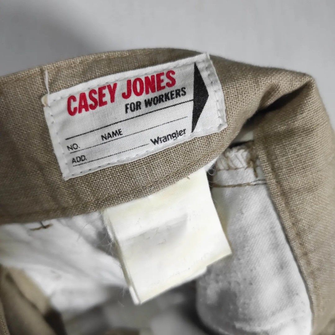 VINTAGE CASEY JONES BY WRANGLER FOR WORKERS PANTS Size 27, Fesyen Pria ...