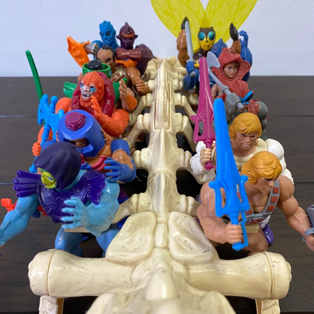 Vintage He-man Masters Of The Universe Battle Bones Creature Carry Case ...