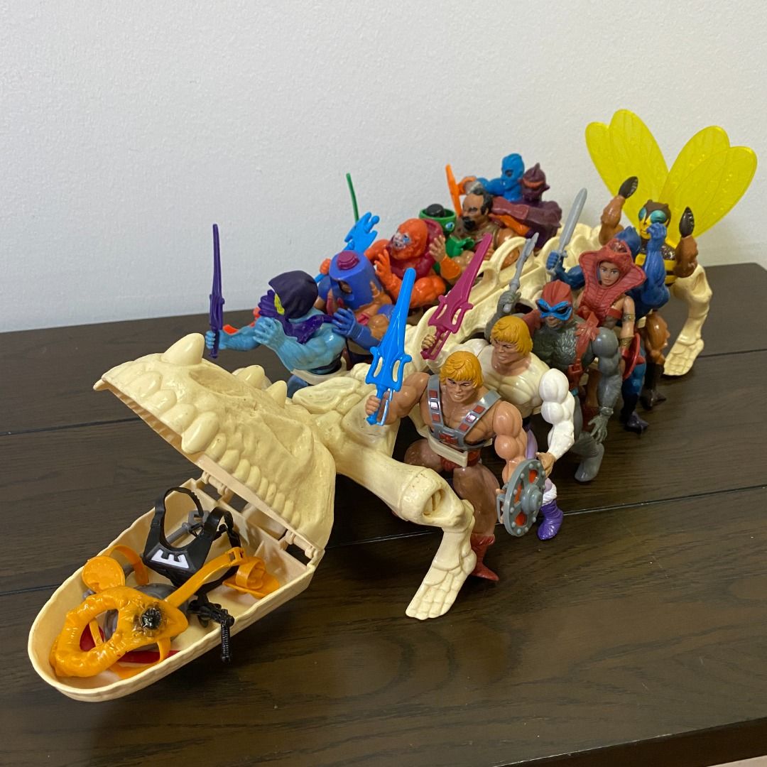 Vintage He-man Masters Of The Universe Battle Bones Creature Carry Case ...