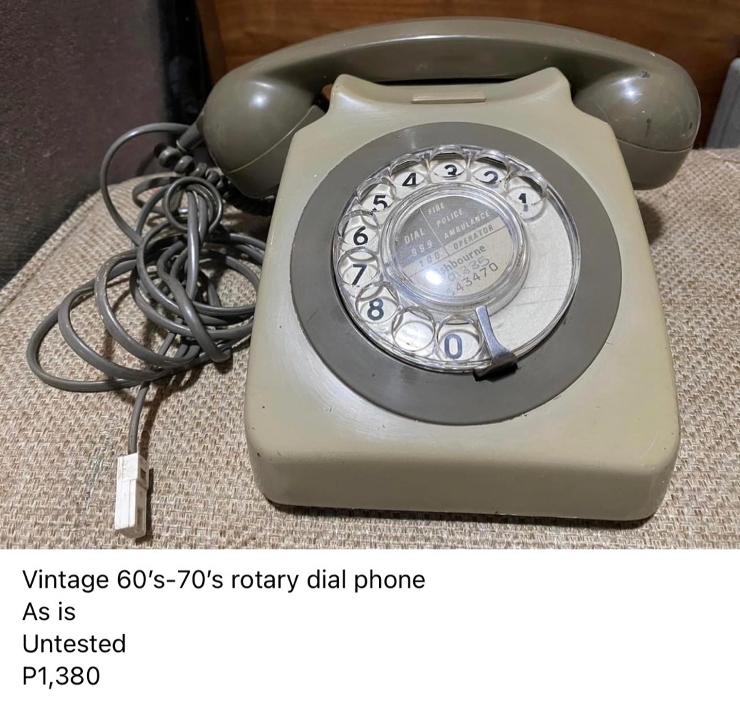 Vintage rotary dial phone, Mobile Phones & Gadgets, Mobile Phones ...